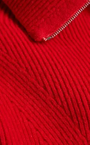 Givenchy High Neck Knit Cardigan