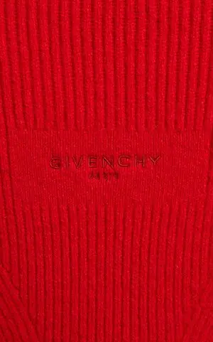 Givenchy High Neck Knit Cardigan