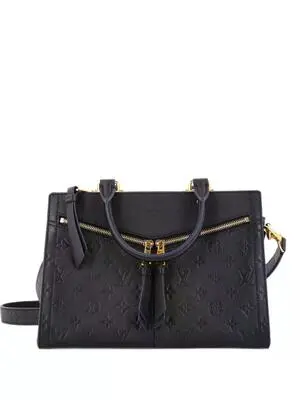 LOUIS VUITTON Sully Monogram Empreinte Leather Pm Tote Bag - Black