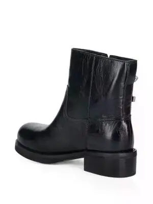 Michael Kors Buckle-strap Leather Boots