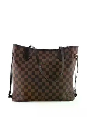 LOUIS VUITTON Neverfull Nm Damier Mm Tote Bag - Brown