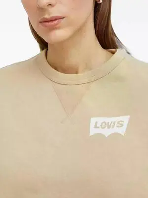 LEVI'S Crew-neck Logo-print Sweatshirt