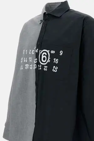 MAISON MARGIELA Camicia Bicolore - Black