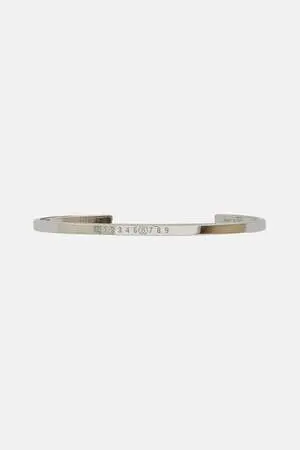 MAISON MARGIELA Bracciale Minimal Logo 3mm - Silver