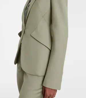 Alexander McQueen Wool Blazer - Green