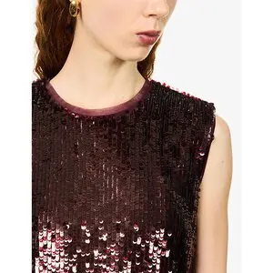 Simkhai Cydia Sequin-embellished Top