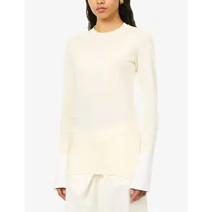 DARKPARK Nora Crew-neck Cotton-jersey Top
