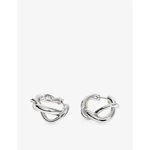 Monica Vinader Ochre Medium Sterling- Hoop Earrings
