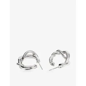 Monica Vinader Ochre Medium Sterling- Hoop Earrings