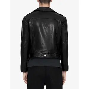 ALLSAINTS Neo Slim-fit Leather Biker Jacket Xxl