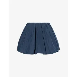 Issey Miyake Correlation Woven Balloon Mini Skirt
