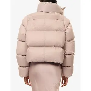 Rick Owens Funnel-neck Nylon-down Jacket