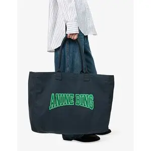 ANINE BING Leo Canvas Tote Bag