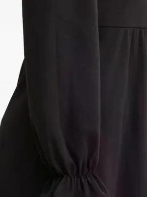 MORGAN V-neck Long-sleeved Mini Dress