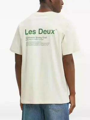 LES DEUX Logo-print T-shirt