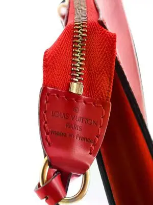 LOUIS VUITTON Pochette Accessoires Epi Leather Clutch Bag
