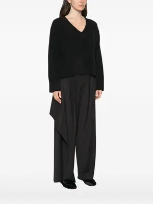 CT PLAGE Wool V-necked Jumper