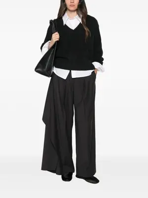 CT PLAGE Wool V-necked Jumper