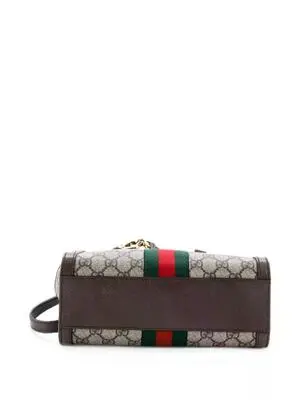 Gucci Ophidia Top Handle Gg Coated Canvas Small Tote Bag