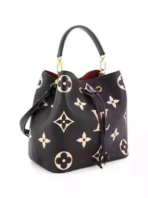 LOUIS VUITTON Neonoe Handbag Bicolor Monogram Empreinte Giant Mm Bucket Bag