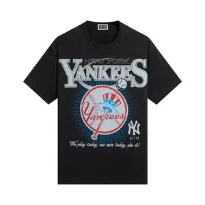 Kith For The New York Yankees Legacy Vintage Tee - Black