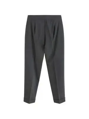 Herno Pleated Turn-up Trousers
