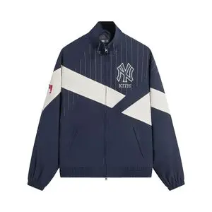 Kith For The New York Yankees Double Weave Shiloh Jacket 'nocturnal - Blue