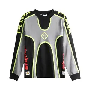 PUMA X A$ap Rocky T7 Panel Jersey Tops 'cast Iron - Tan