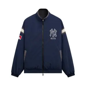 Kith For The New York Yankees Reversible Hugo Jacket 'nocturnal - Blue