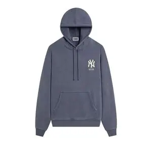 Kith For The New York Yankees Vintage Nelson Hoodie 'nocturnal - Grey