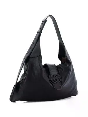 Gucci Monochrome Aphrodite Leather Medium Shoulder Bag
