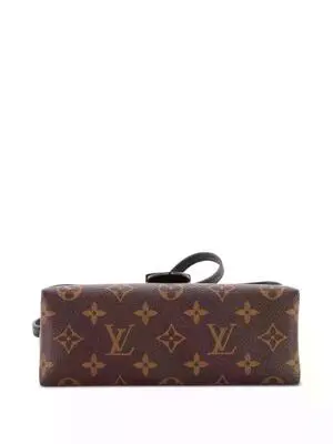 LOUIS VUITTON Locky Handbag Monogram Canvas With Leather Bb Satchel - Black