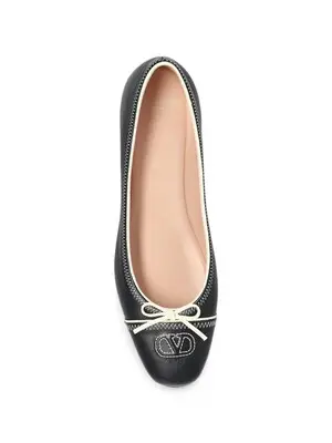 Valentino Garavani Ballerine Vlogo Signature Con Fiocco
