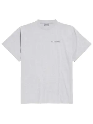 Balenciaga Oversize Back Gradient T-shirt - Grey