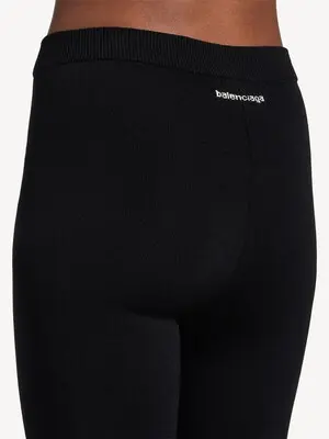 Balenciaga Sporty Viscose Knit Techwear Leggings