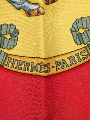Hermès 1994 Les Fetes Du Roi Soleil Silk Scarf 90 Scarves