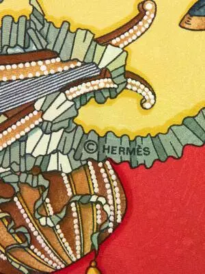 Hermès 1994 Les Fetes Du Roi Soleil Silk Scarf 90 Scarves