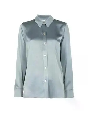 Citizens Of Humanity Tullah Satin Shirt - Blue