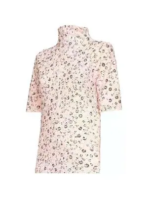 Rabanne Sequin-embellished Floral-embroidered Dress