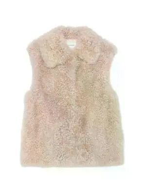YVES SALOMON Shearling Gilet - Neutrals