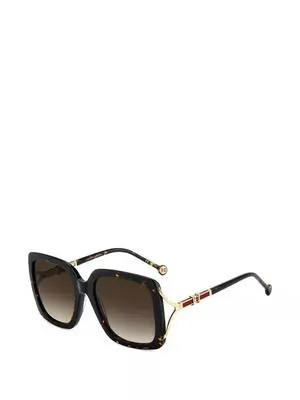 Carolina Herrera Square-frame Sunglasses - Brown