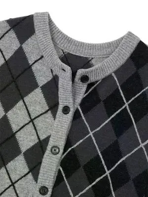 STUDIO TOMBOY Argyle Cardigan - Grey