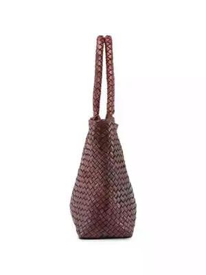 Officine Creative Woven Leather Tote Bag