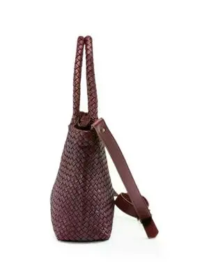Officine Creative Woven Leather Tote Bag