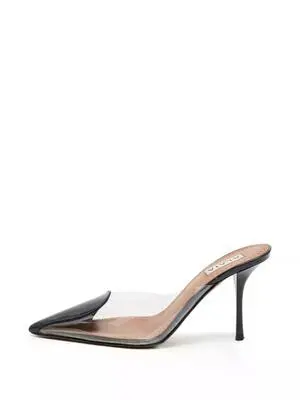 Alaïa Le Cœur Patent Leather Mules - Black