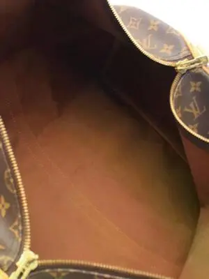 LOUIS VUITTON 1997 Monogram Keepall Bandouliere 55 Travel Bag - Brown