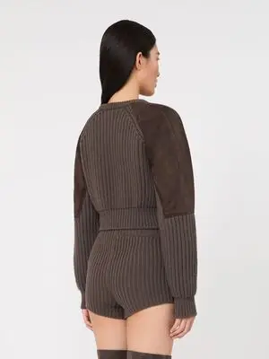 Max Mara Wool And Cashmere Ribbed Jumper