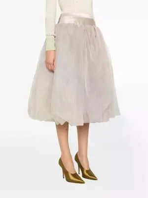 Ermanno Scervino Tulle Layered Midi Skirt