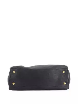 Prada Front Zip Convertible Vitello Phenix Medium Satchel