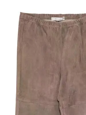 Kristensen Du Nord Seam-detail Suede Trousers